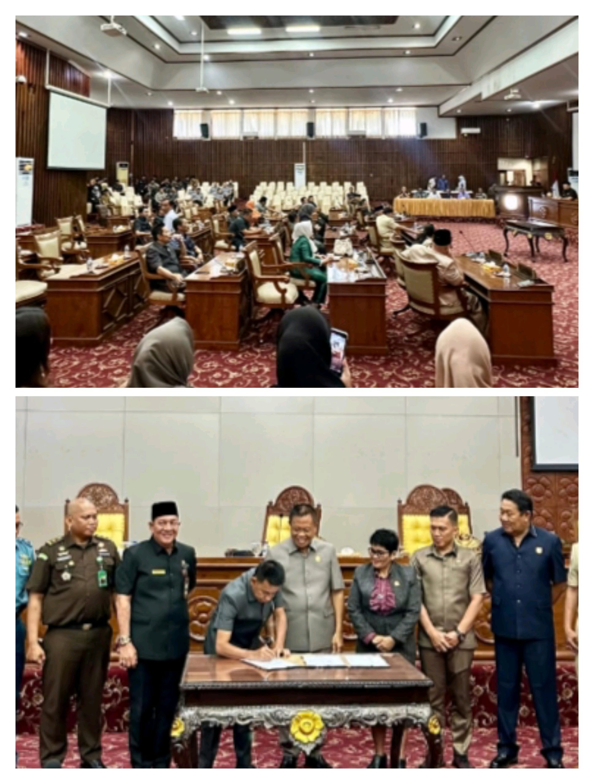 Paripurna : Penetapan Gubernur dan Wakil Gubernur Bengkulu Terpilih Periode 2025-2030 ...